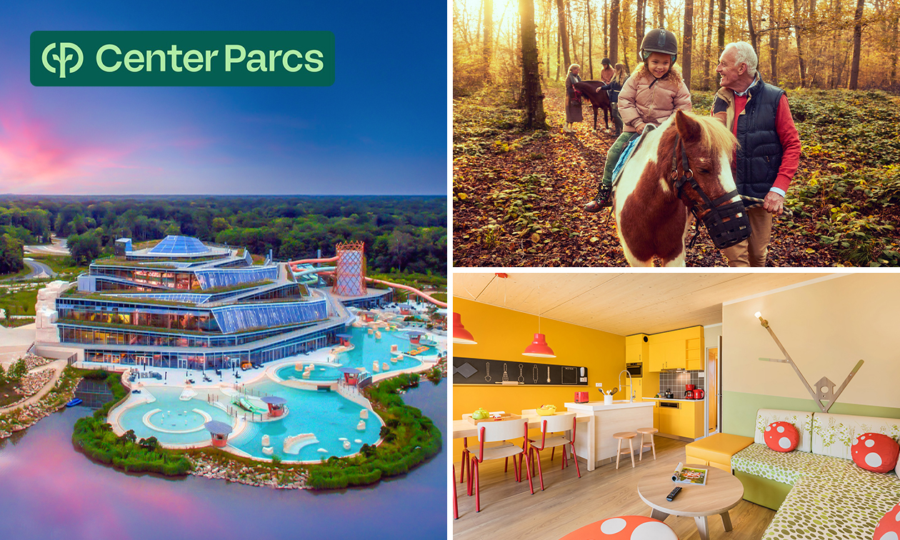 Center Parcs Villages Nature Paris, 2, 3 ou 4 nuits pour 4 à 6 personnes à Center Parcs ...