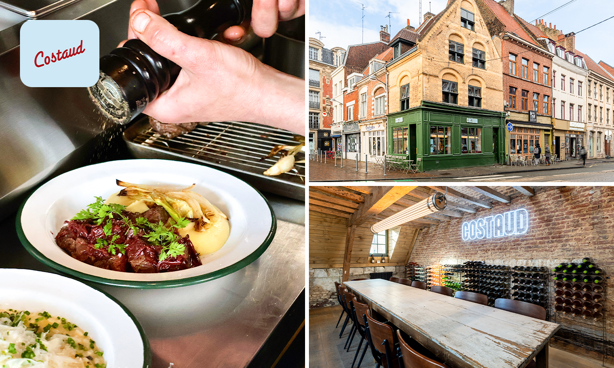 Costaud, Déjeuner ou dîner en 3 services à la carte en plein coeur de ...