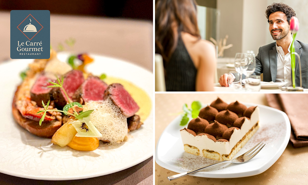 Le Carré Gourmet, Déjeuner ou dîner en 2 ou 3 services à la carte près de Lille : épargnez 34% à ...