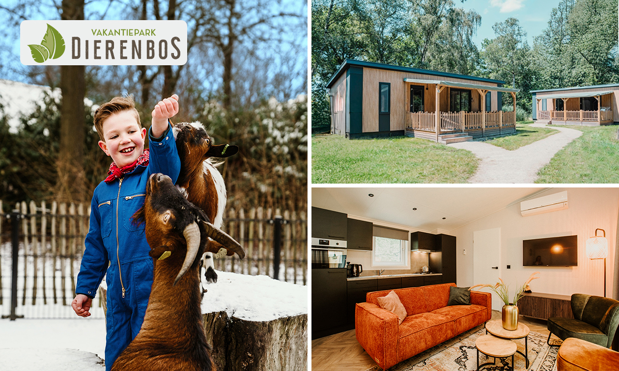 Vakantiepark Dierenbos, Demi-semaine ou week-end (pour 2 à 6 pers ...
